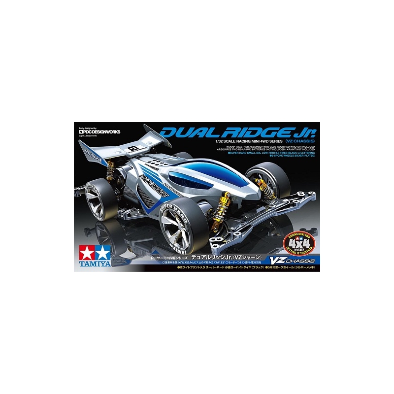 Tamiya 18096 Mini 4WD DUAL RIDGE Jr. Telaio VZ