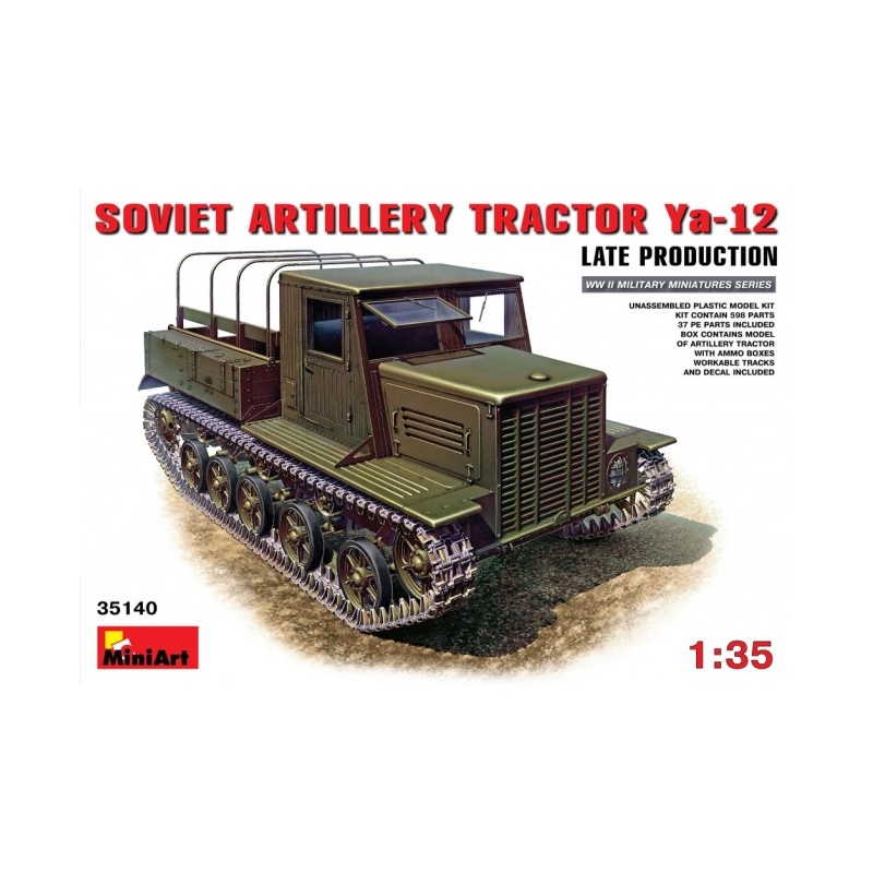 MINI ART 35140 Ya-12 Late Prod Soviet Artillery Tractor