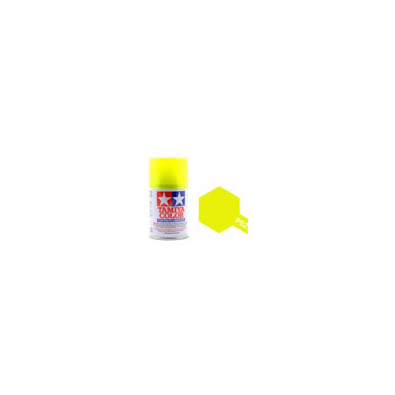 Tamiya PS-27 Fluorescent Yellow Spray Policarbonato 100 ml