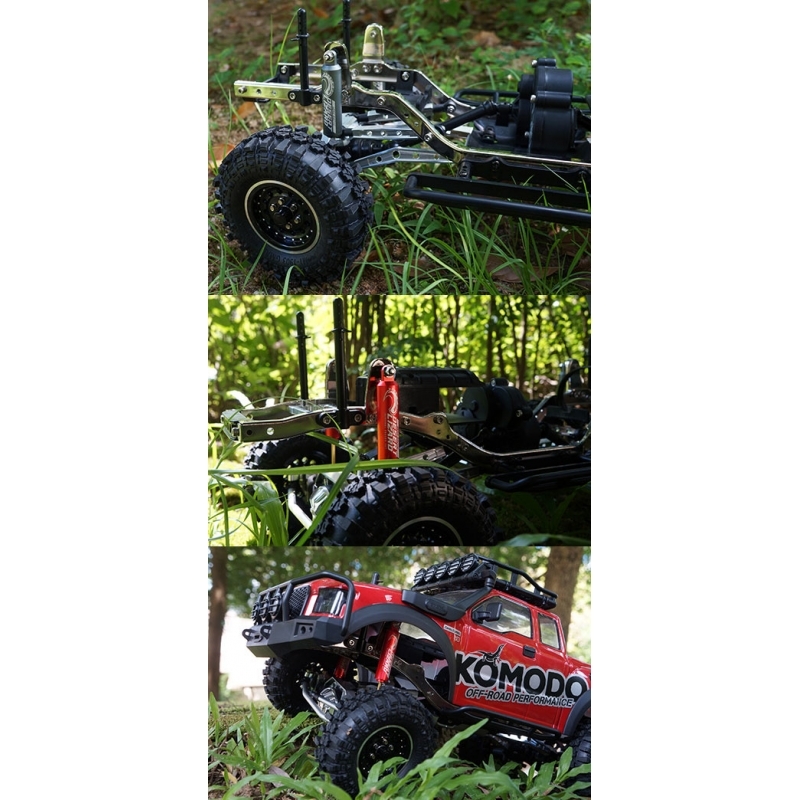 Yeah Racing Ammortizzatori 110mm Desert Lizard a 2 stadi con molla ...